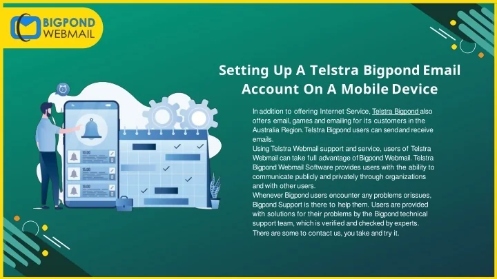PPT - Setting Up A Telstra Bigpond Email Account On A Mobile Device ...
