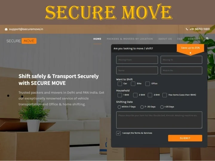 PPT - SECURE MOVE PowerPoint Presentation, free download - ID:11136330