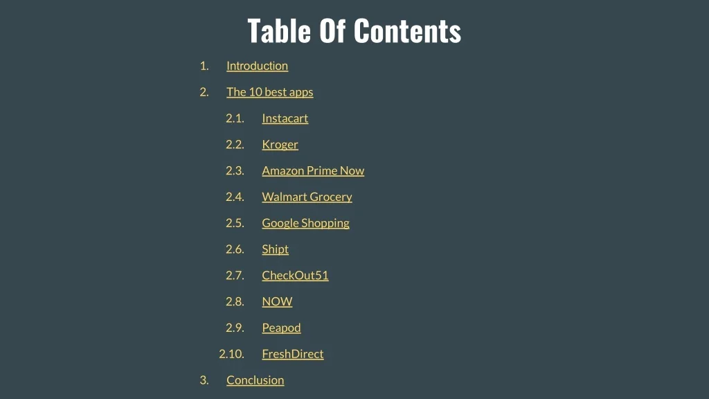 PPT - Top 10 Fresh Grocery Delivery Apps In The USA PowerPoint ...