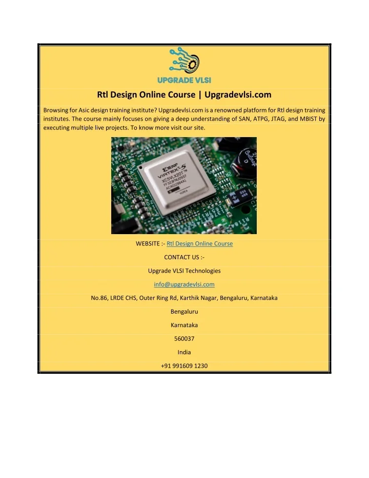 PPT - Rtl Design Online Course PowerPoint Presentation, free download ...