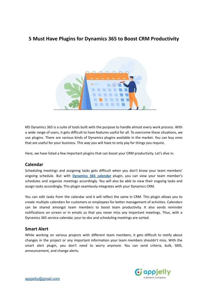 PPT - 5 Must Have Plugins for Dynamics 365 to Boost CRM Productivity ...