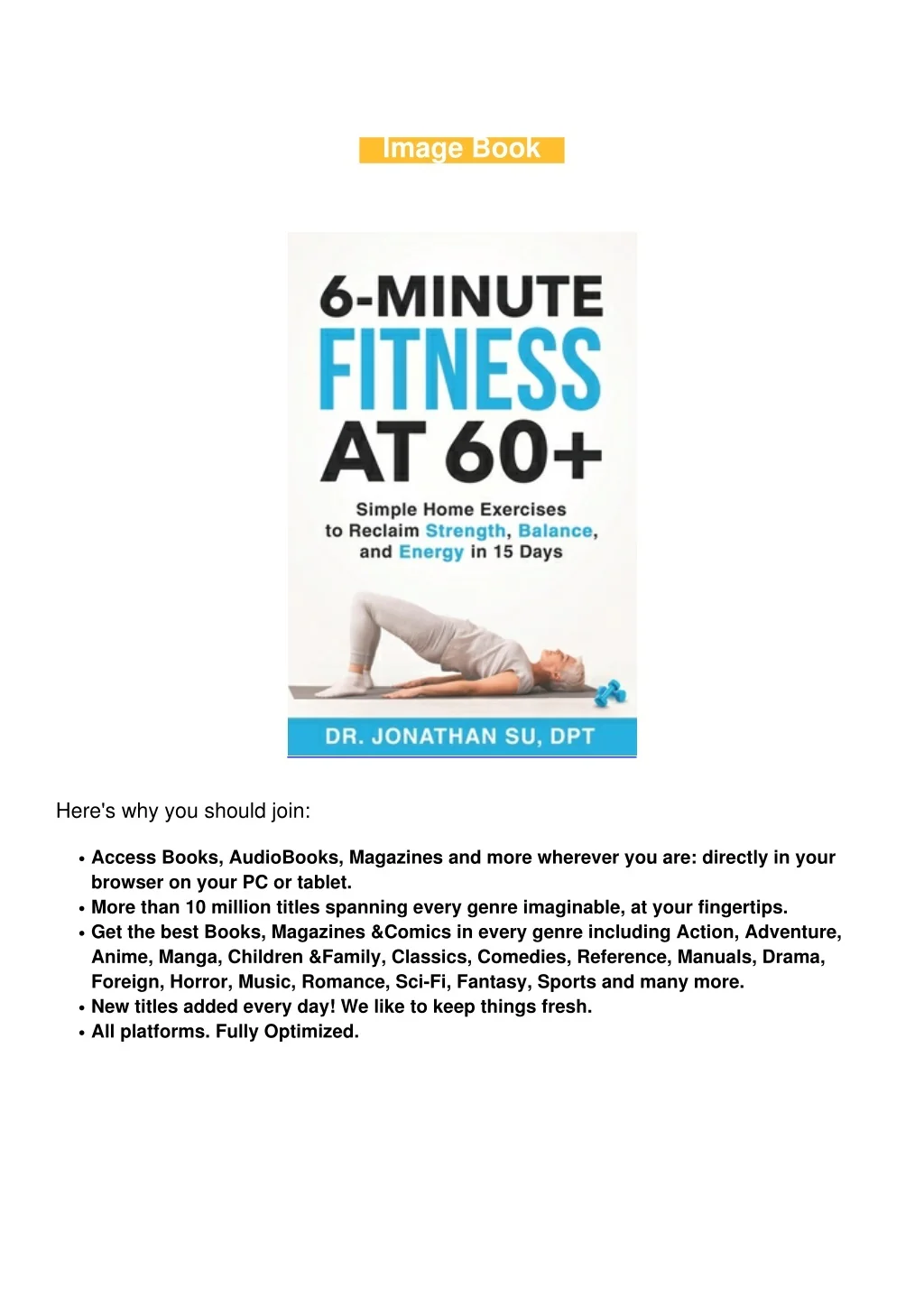 PPT - [Free] this books 6-Minute Fitness at 60 : Simple Home Exercises ...