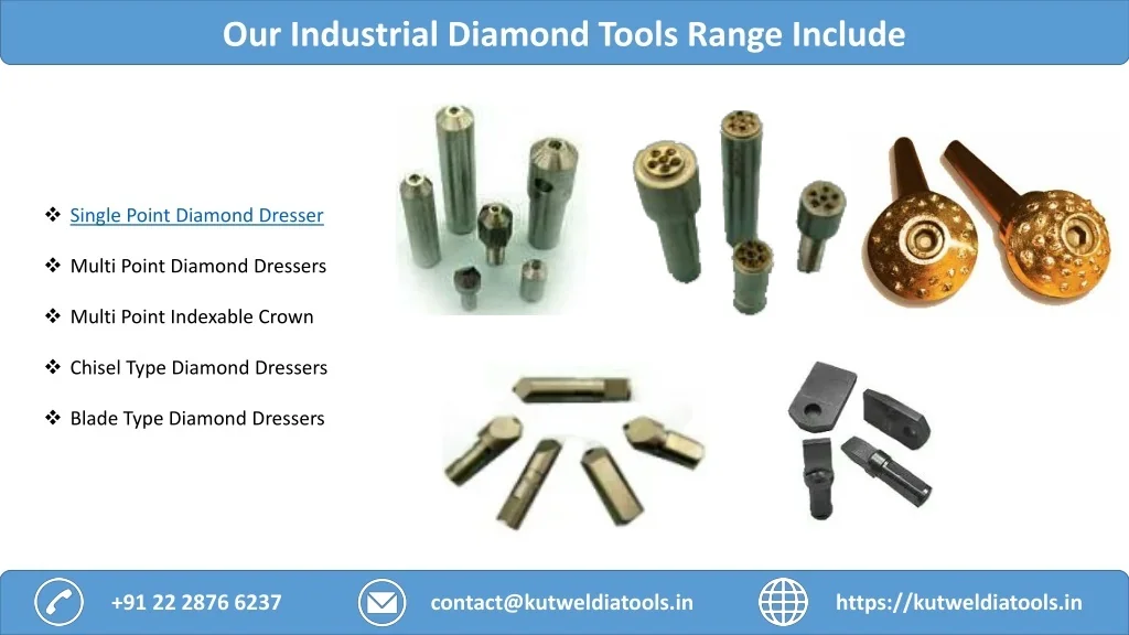 PPT - Leading Manufacturer and Exporter of Industrial Diamond Tools ...