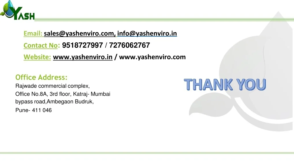 PPT - Best Sewage and Effluent Water Treatment Plant Services in Pune ...