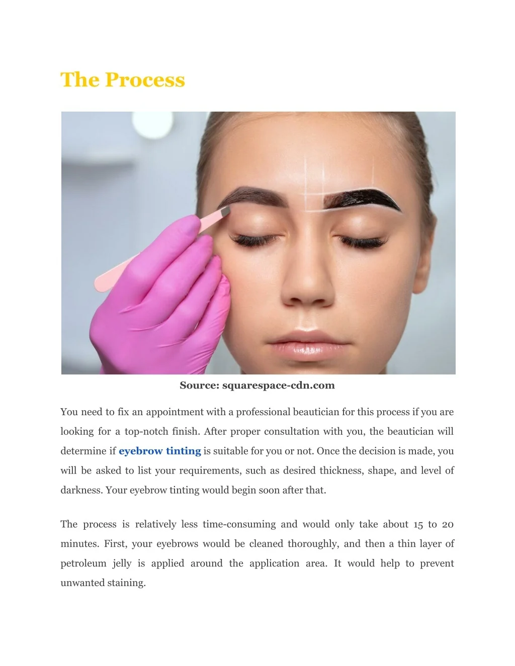 PPT - Your Guide to Professional Eyebrow Tinting PowerPoint ...