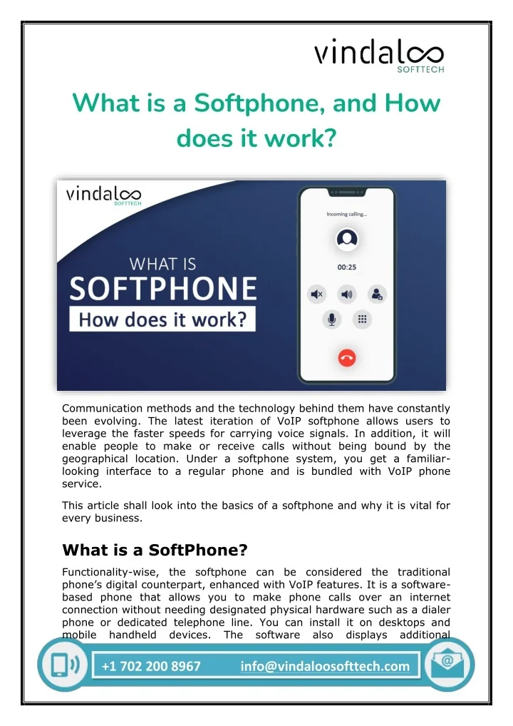 PPT - What is a Softphone, and How does it work? PowerPoint ...