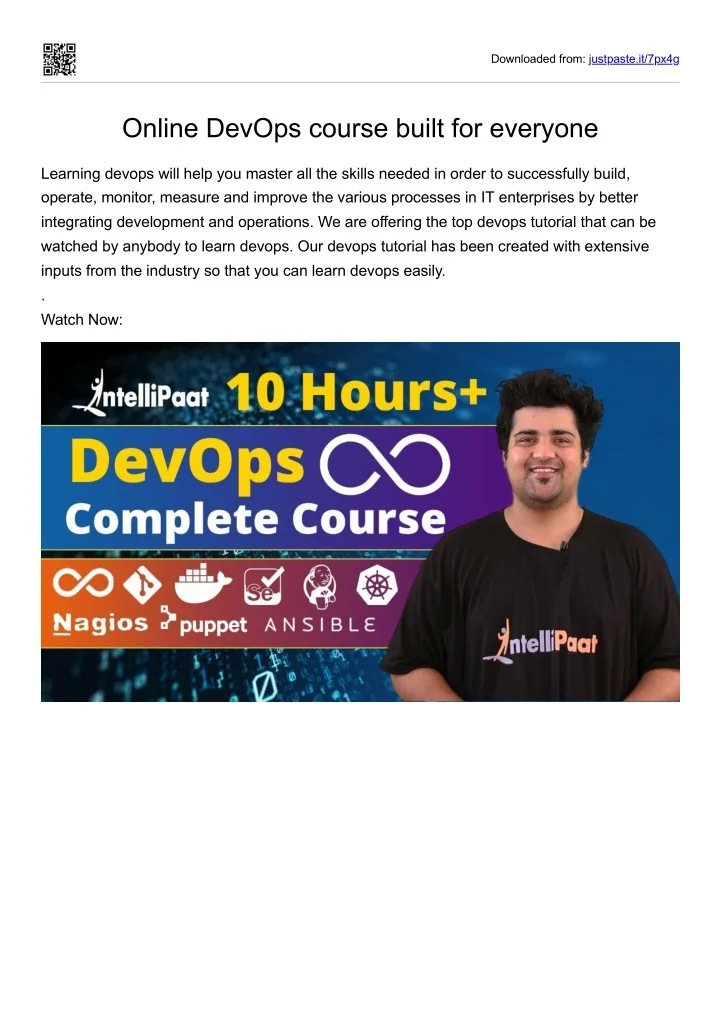 PPT - Online DevOps course built for everyone PowerPoint Presentation ...