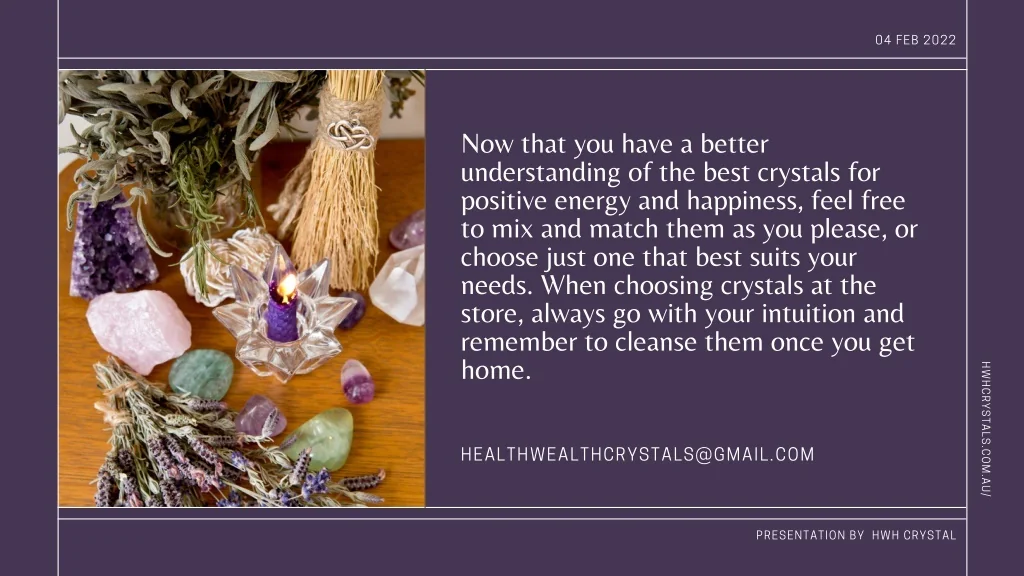 PPT - 10 Crystals For Positive Energy & Happiness PowerPoint ...