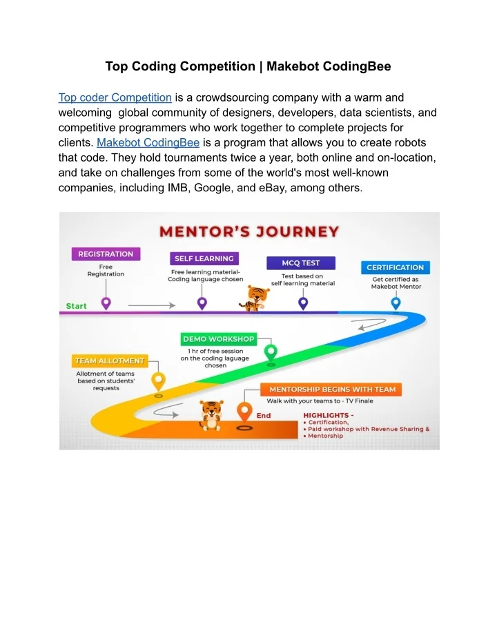 PPT - Top Coding Competition _ Makebot CodingBee PowerPoint ...