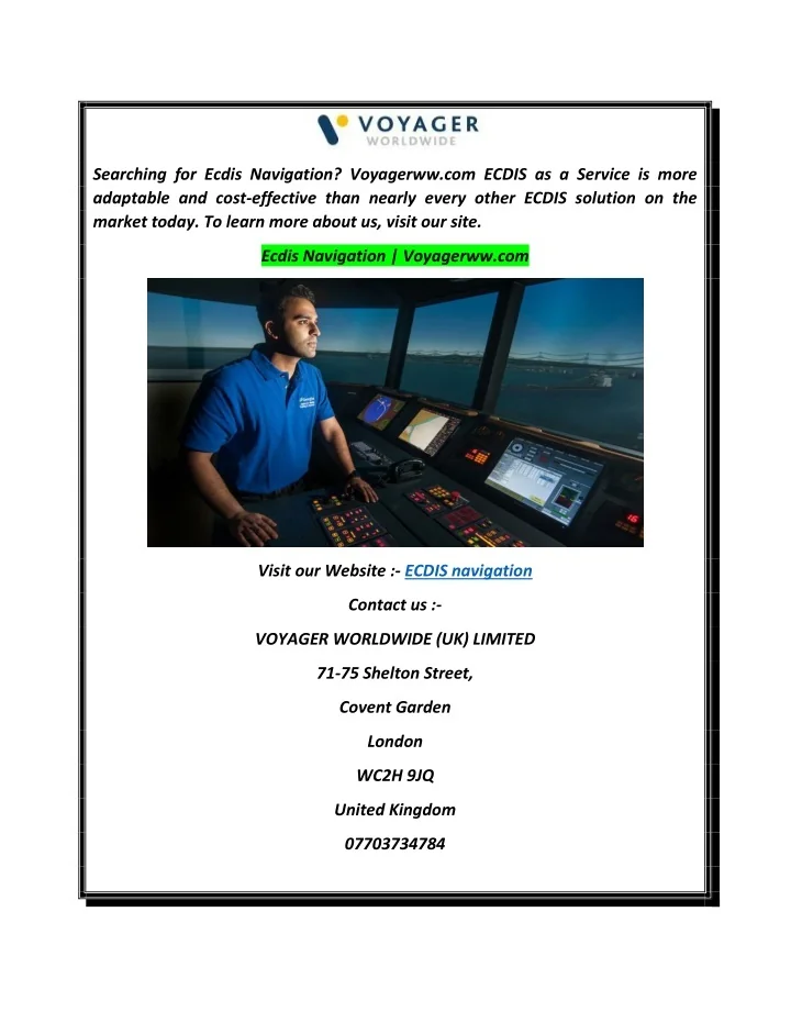 PPT - Ecdis Navigation Voyagerww.com PowerPoint Presentation, free download - ID:11145365