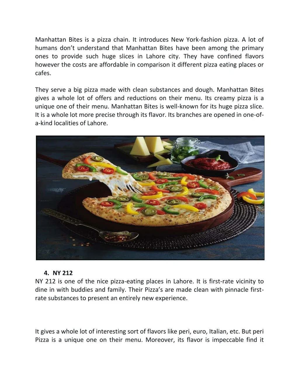 PPT - Top 5 Online Pizza Restaurants in Lahore PowerPoint Presentation ...