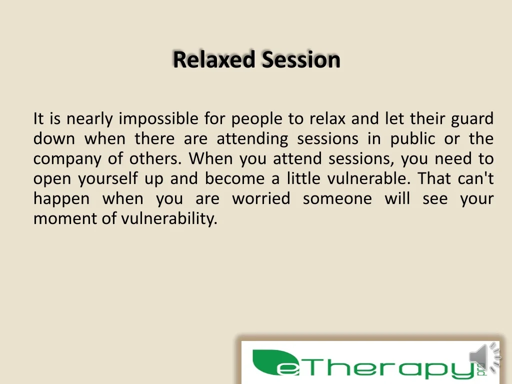 PPT - Why Is Privacy Necessary During Online Therapy Sessions ...