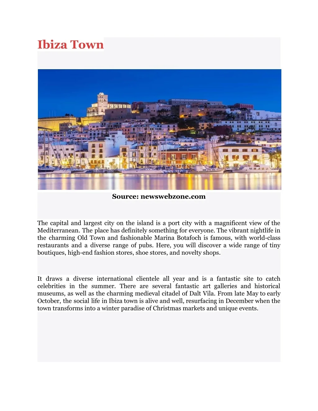 PPT - 10 Best Places to Visit in Ibiza PowerPoint Presentation, free download - ID:11148755