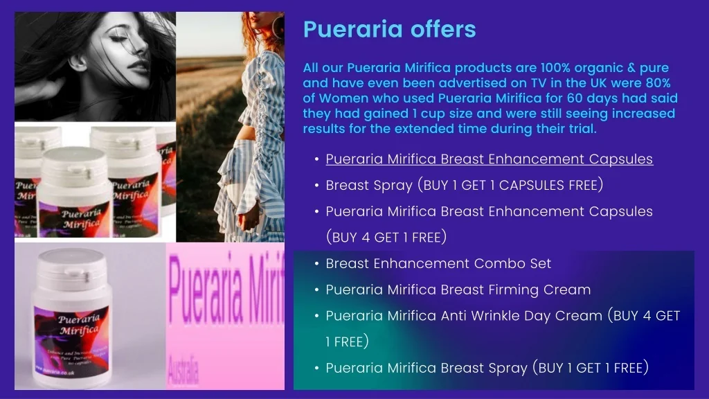 PPT - Best Purafem Pueraria Mirifica Capsules | Pueraria Mirifica ...