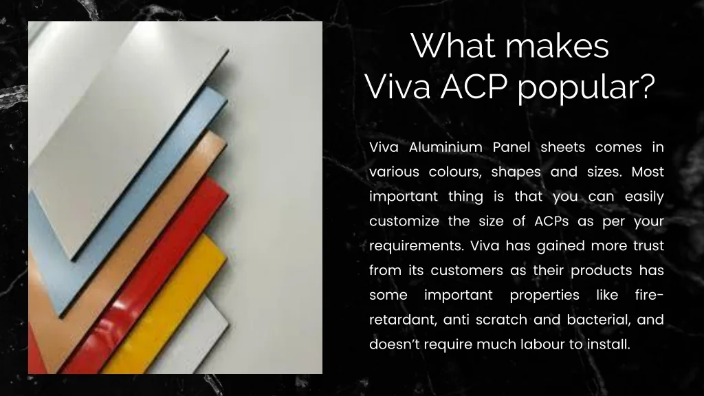 PPT - What Makes Viva the Leading ACP Brand in India PowerPoint ...