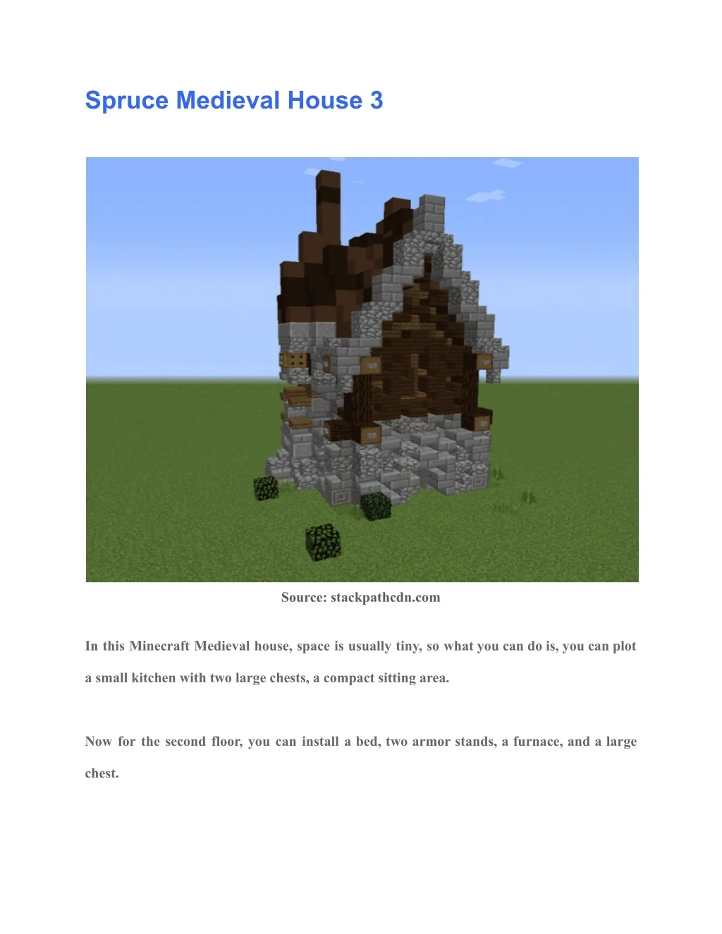 PPT - 9 Best Minecraft Medieval House Designs for Your Home PowerPoint ...