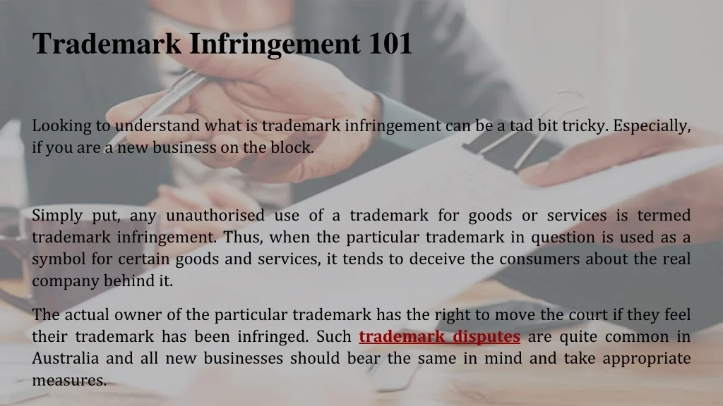 PPT - How To Protect Your Business From Trademark Infringement ...