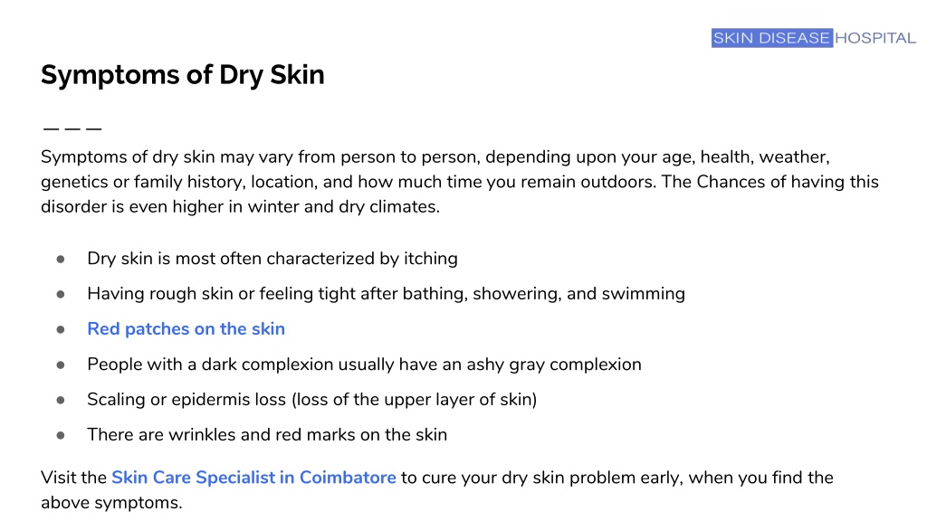 Ppt Dry Skin What Causes It And What Can Be Done To Treat It Powerpoint