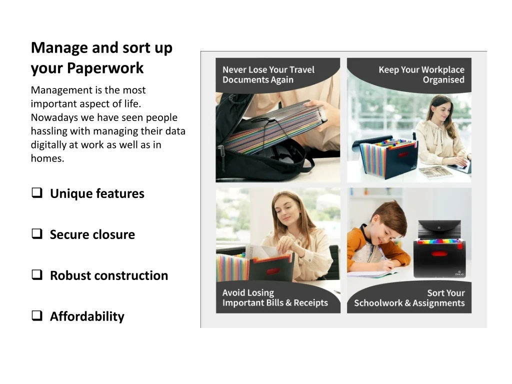 PPT - DYNUIQ Paperwork Organiser PowerPoint Presentation, free download ...