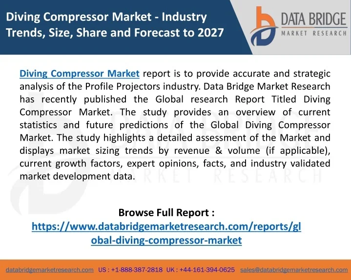 PPT - Diving Compressor Market 2020 Emerging Players, Growth Analysis ...