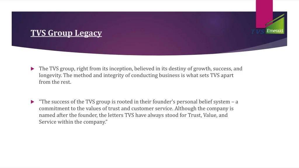 PPT - TVS 3 PowerPoint Presentation, free download - ID:11160241