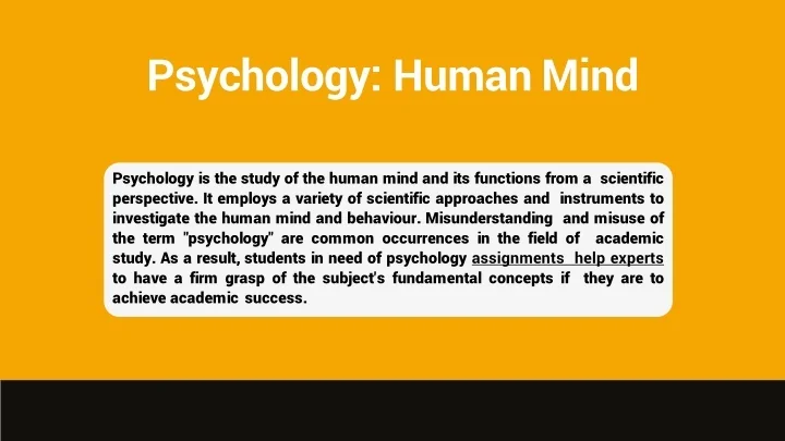 PPT - Psychology Human Mind PowerPoint Presentation, free download - ID ...