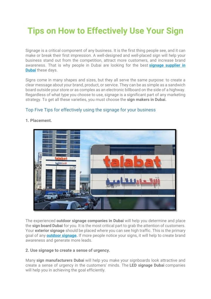 PPT - Tips on How to Effectively Use Your Sign PowerPoint Presentation ...