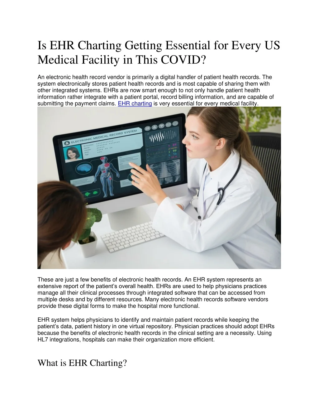 PPT - Is EHR Charting Getting Essential for Every US Medical Facility ...