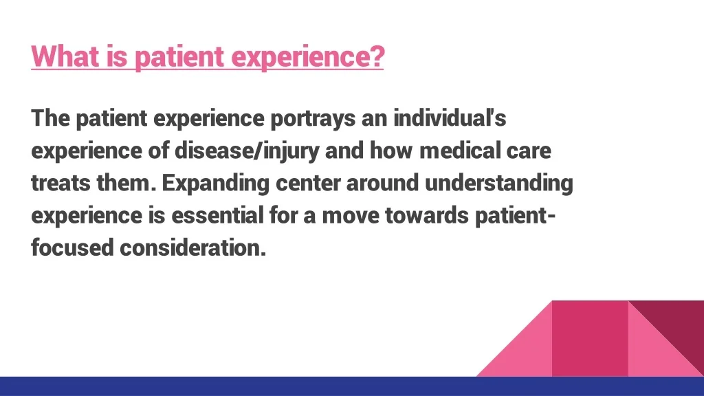PPT - All You need to know about Patient Experience PowerPoint ...