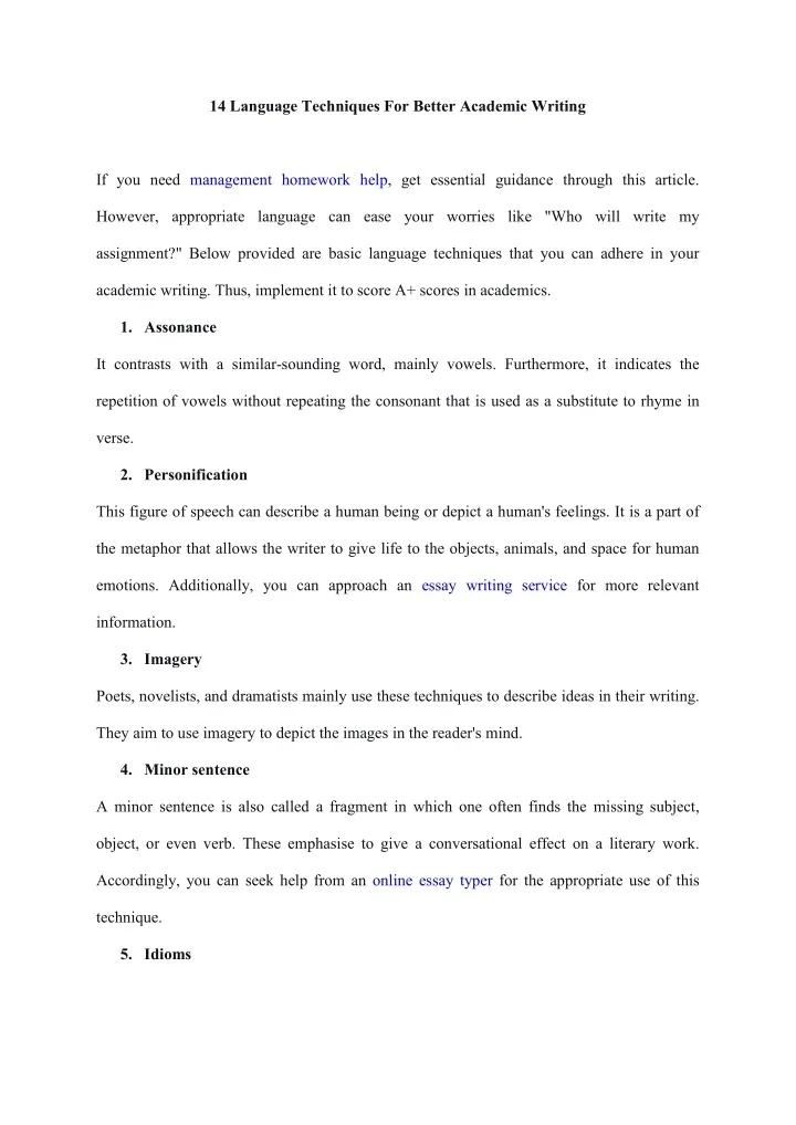 PPT - 14 Language Techniques For Better Academic Writing PowerPoint ...
