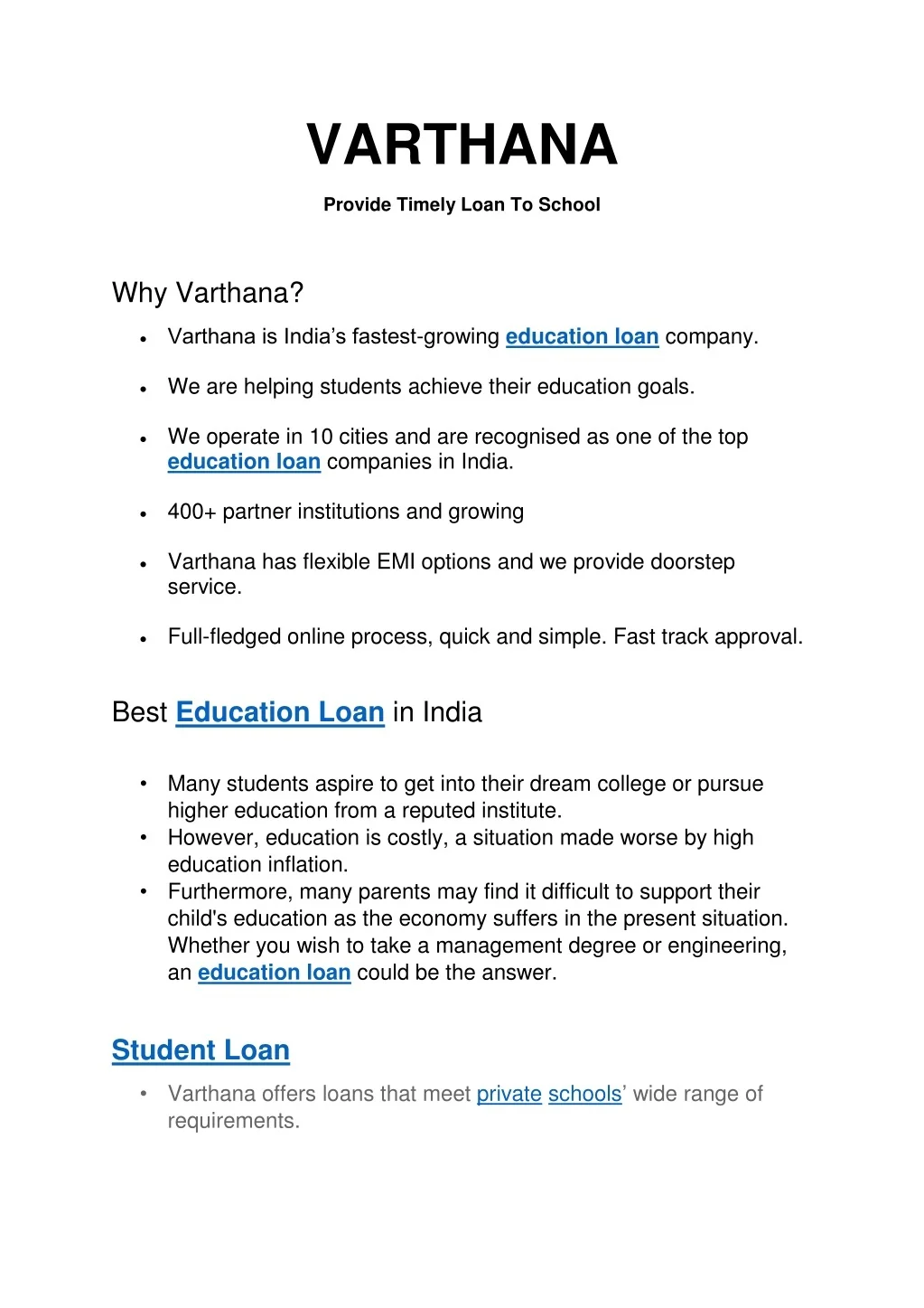 PPT - Social Change Through Education - Varthana | Education Loan ...