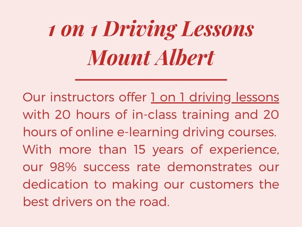 PPT - Private driving lessons by MTO Certified Driving School Mount ...