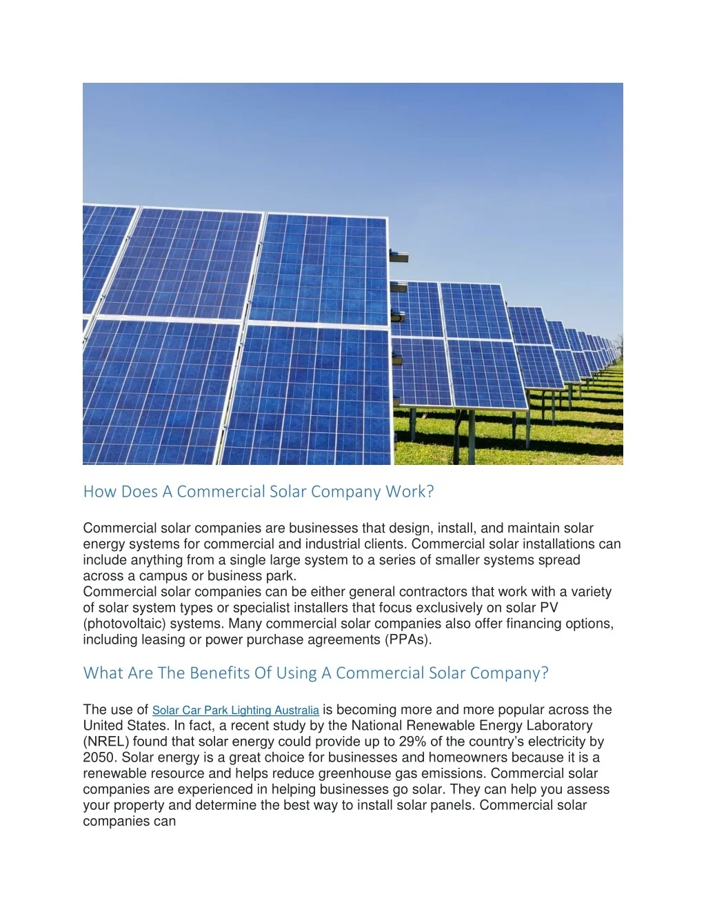 PPT - Commercial Solar Company Tips You Need PowerPoint Presentation ...