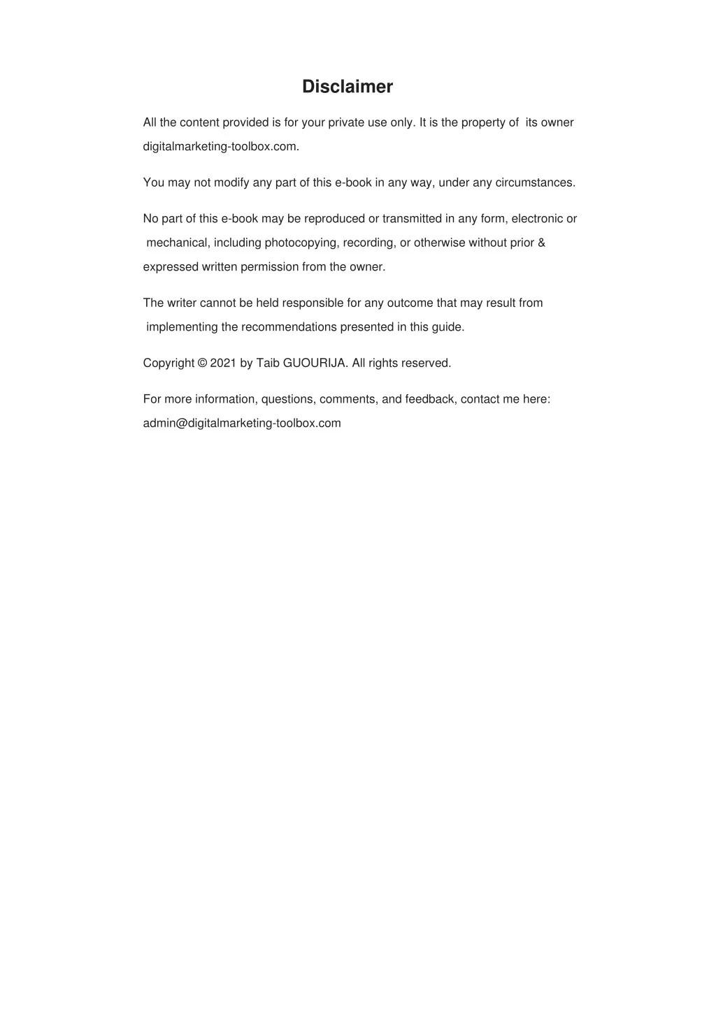 PPT - Digital Marketing Toolbox Resources PDF PowerPoint Presentation ...
