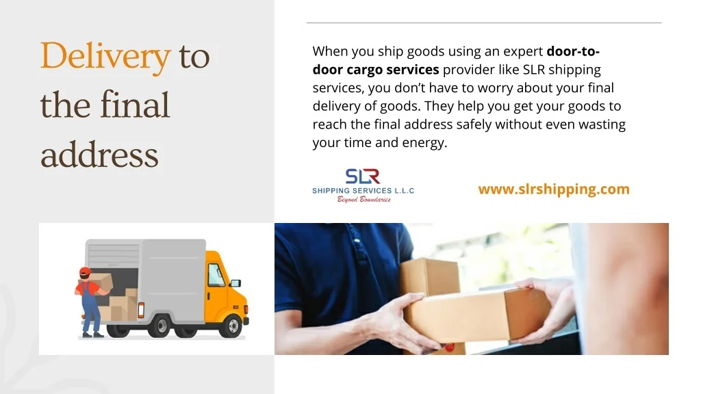 PPT - How does door-to-door delivery fulfill your shipping needs ...