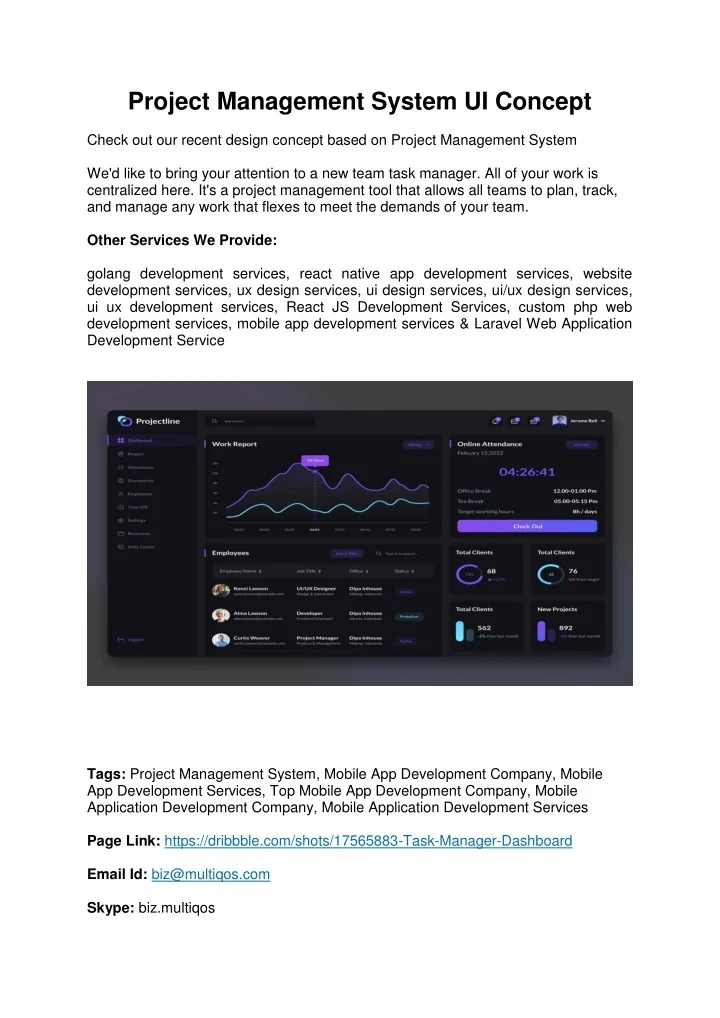 PPT - Project Management System UI Concept PowerPoint Presentation ...