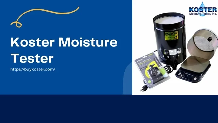 PPT - Koster Moisture Tester PowerPoint Presentation, free download ...