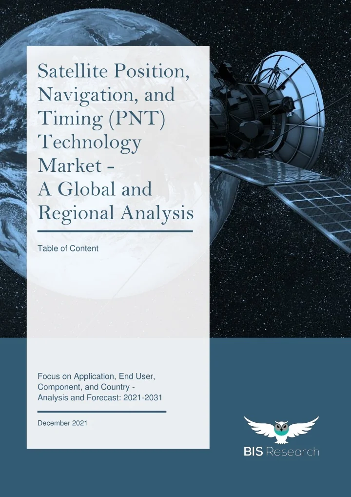 PPT - Satellite Position, Navigation, and Timing Technology Market ...