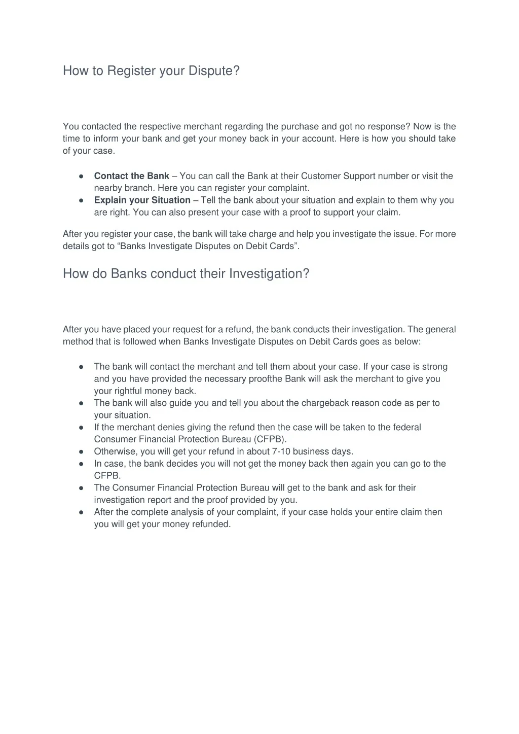 PPT - Banks Investigate Disputes on Debit Cards-converted PowerPoint ...