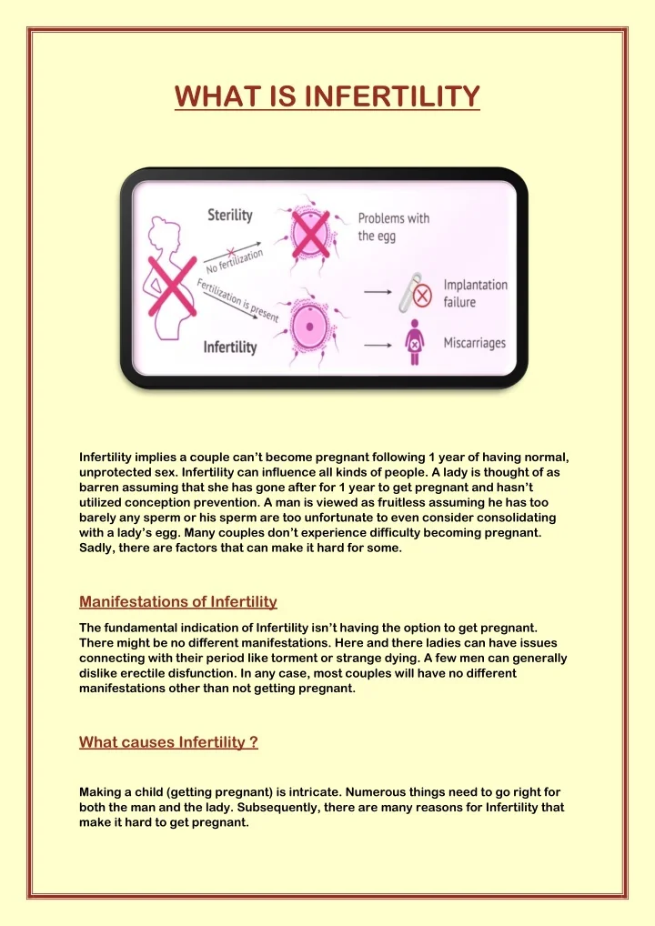 PPT - What is Infertility PowerPoint Presentation, free download - ID ...