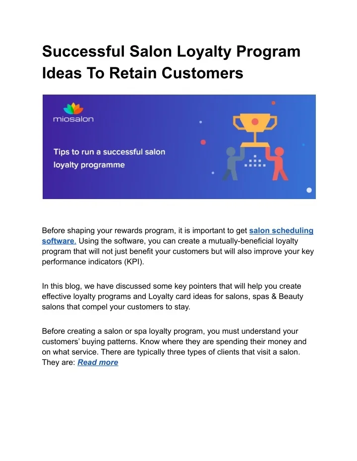PPT - Successful Salon Loyalty Program Ideas To Retain Customers ...