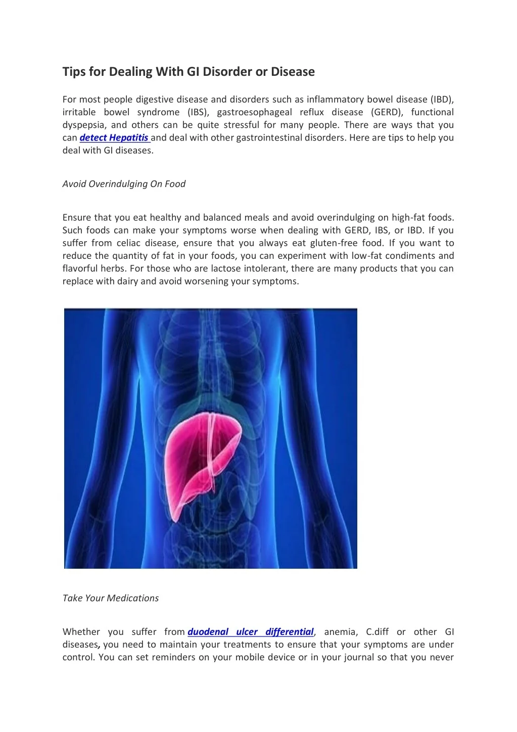 PPT - Tips for Dealing With GI Disorder or Disease PowerPoint ...