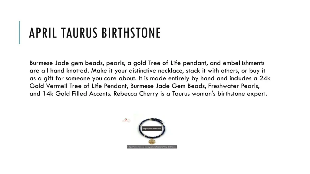 PPT - BEST april taurus birthstone PowerPoint Presentation, free ...