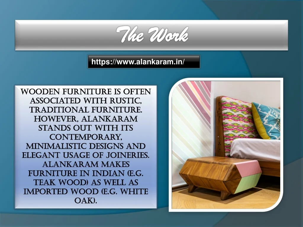 PPT - Wooden Centre Table| Table Wooden – Alankaram PowerPoint ...