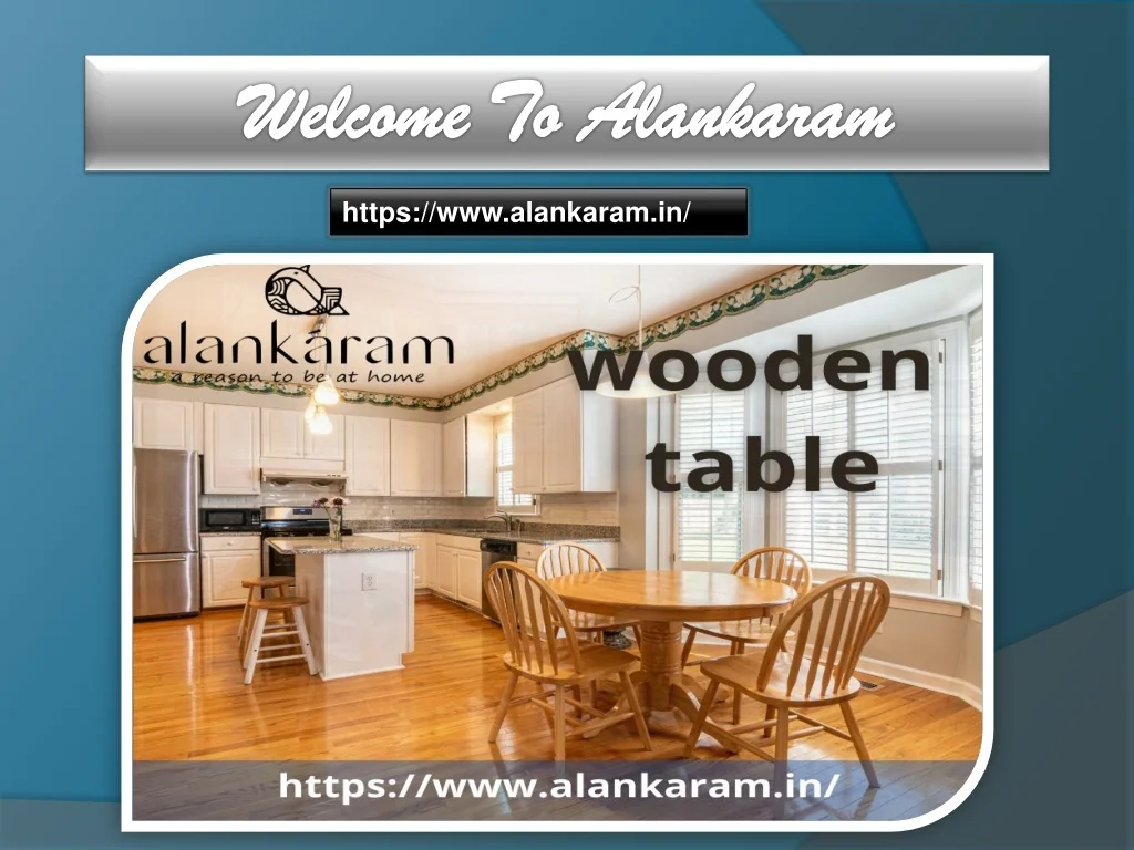 PPT - Wooden Centre Table| Table Wooden – Alankaram PowerPoint ...