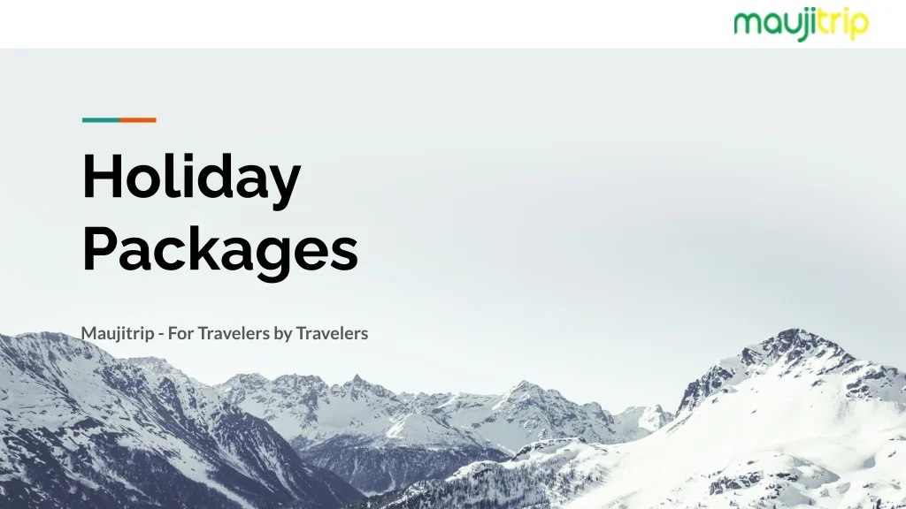 PPT - What are Holiday Packages? PowerPoint Presentation, free download ...