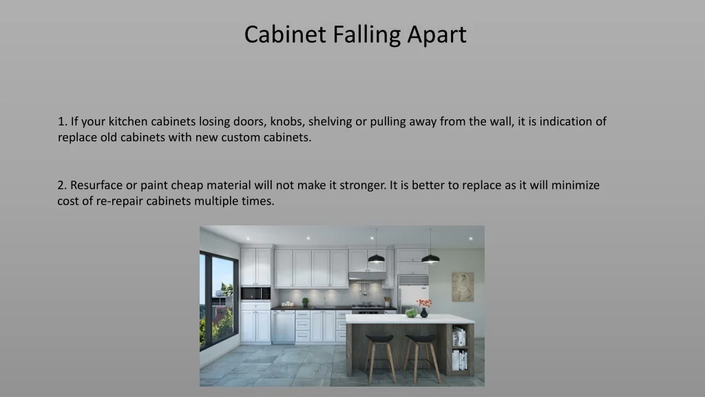 PPT - Custom Cabinets Etobicoke - 6 Signs Your Kitchen Need New ...