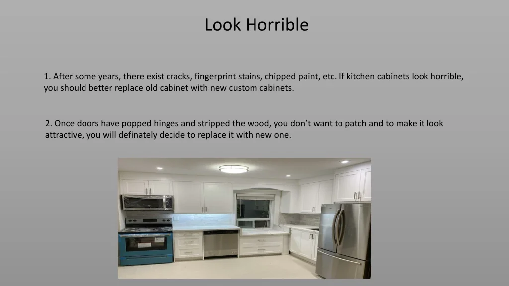 PPT - Custom Cabinets Etobicoke - 6 Signs Your Kitchen Need New ...