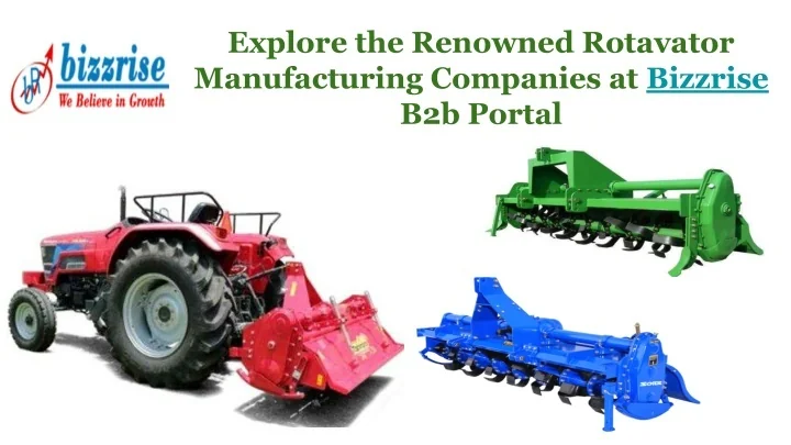 PPT - Find The Best Rotavator Manufacturer & Exporters Through Bizzrise ...