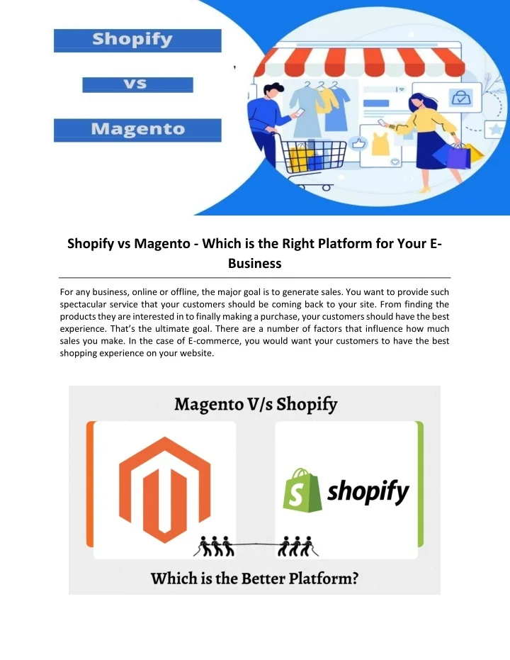 PPT - Shopify vs Magento - Which is the Right Platform for Your E-Business PowerPoint ...